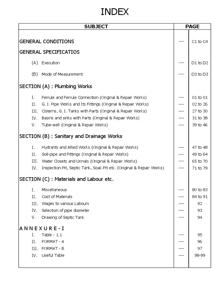 PWD Schedule-Sor SPW 2014 Volume II PDF | PDF | Pipe (Fluid Conveyance ...
