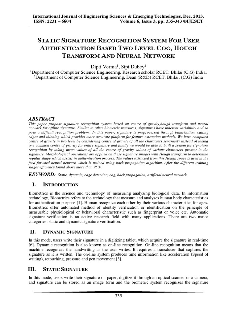 Pattern Recognition | PDF | Artificial Neural Network | Biometrics