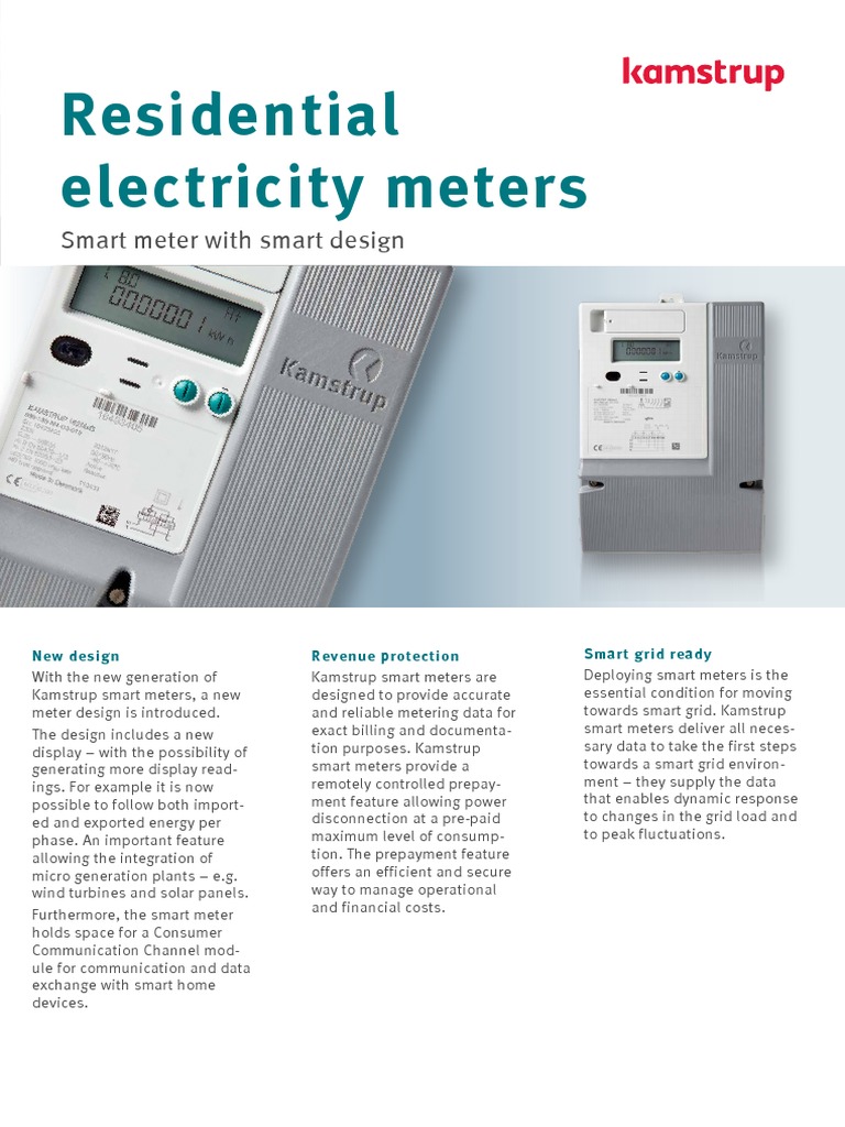 Kamstrup 162 M - Brochure - English | PDF | Electrical Grid | Smart Grid