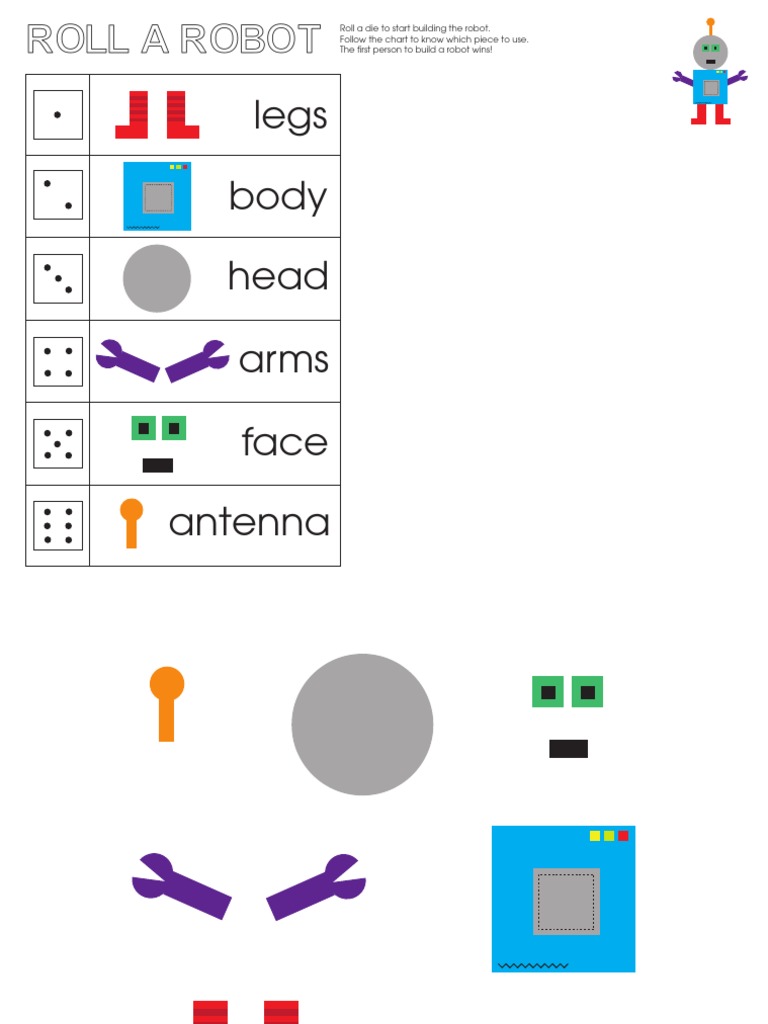 Legs Body Head Arms Face Antenna | PDF | Games & Activities
