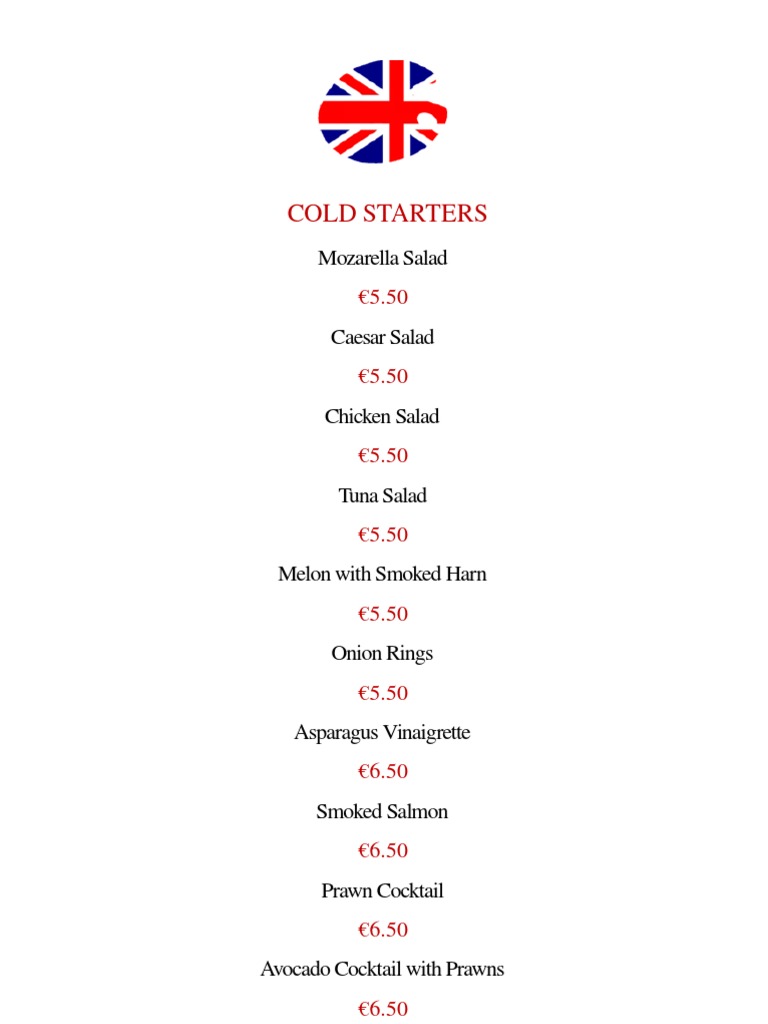 Cold Starters: Mozarella Salad | PDF
