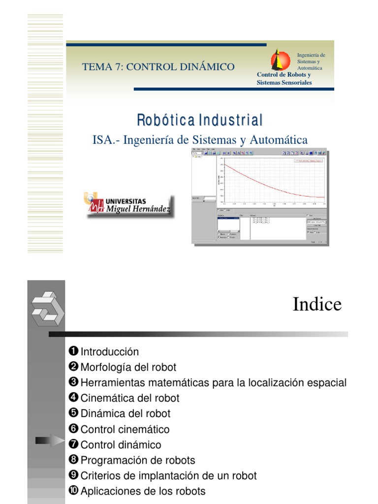 Control Dinamico | PDF | Robot | Robótica