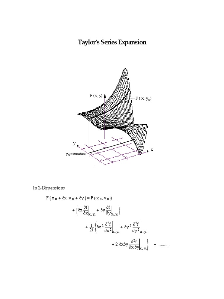 Taylor Series Expansion | PDF
