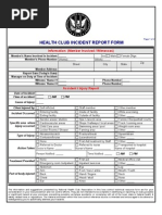 Needlestick Injury Report Form | PDF