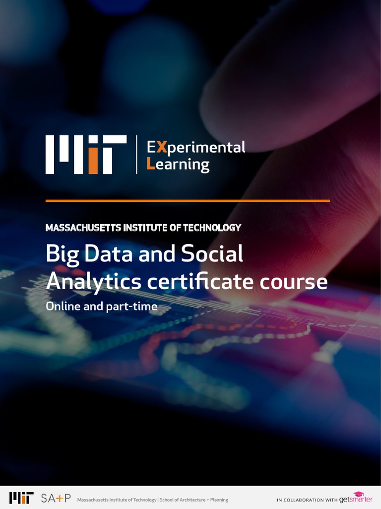 Mit Big Data and Social Analytics Info Pack | PDF | Big Data | Massachusetts Institute Of Technology