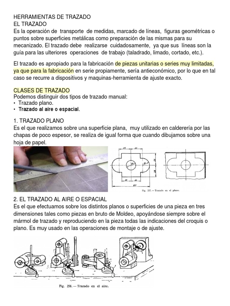 7.herramientas de Trazado Ciclo 02 2015 | PDF | Herramientas | Perforar