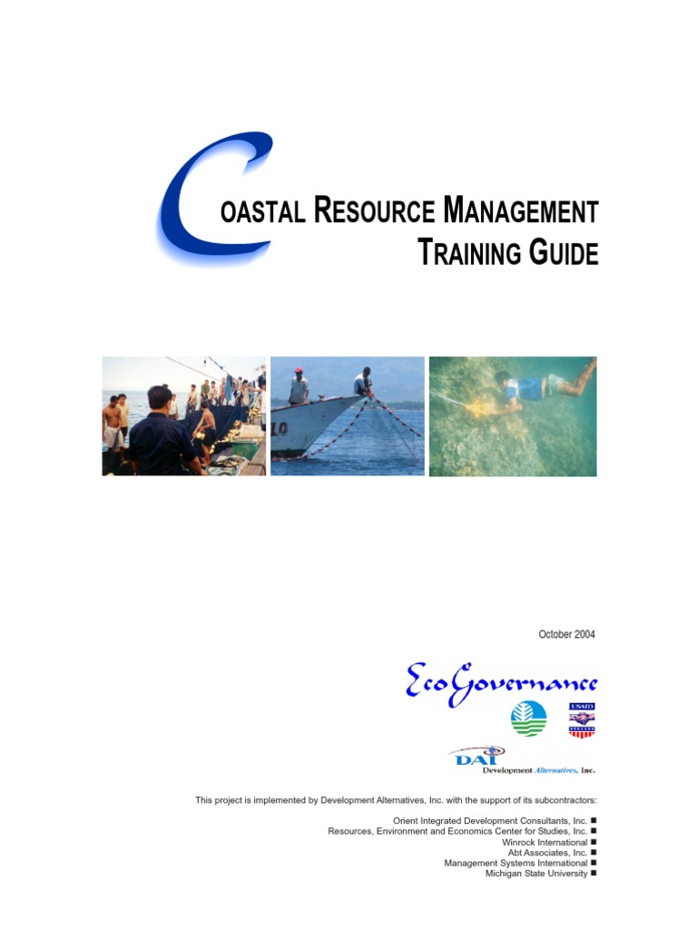 Coastal Resource Management Training Guide | PDF | Governance ...