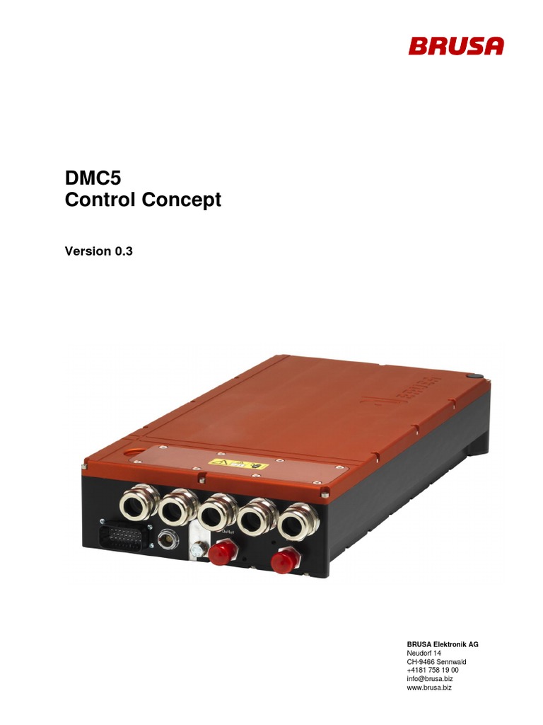 DMC5 ControlConcept 0.3 | PDF | Electrical Engineering | Electromagnetism