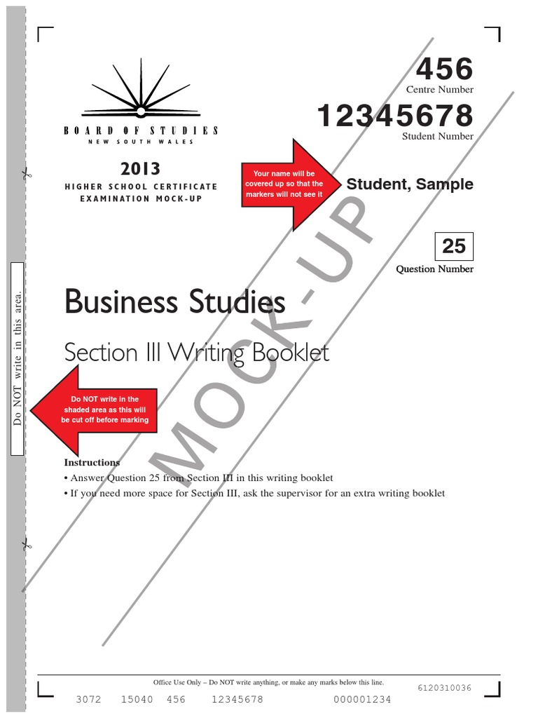 HSC Writing Booklets | PDF | Career & Growth