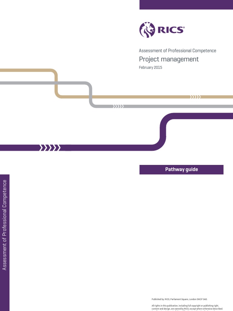 RICS APC Pathway Guide - Project Management-Feb 2015-WEB | PDF ...
