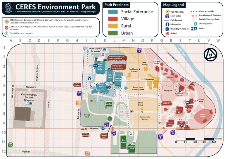 CERES Environment Park Map & Guide | PDF