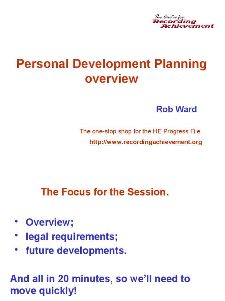 Personal Development Progress File | PDF | Personal Development ...