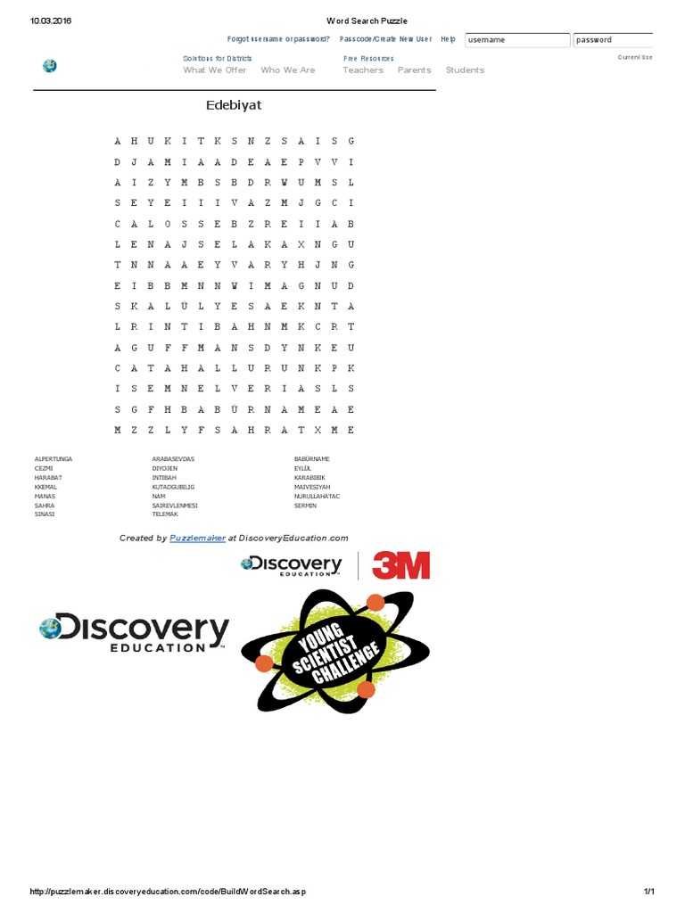 Turkish Literature Puzzle | PDF