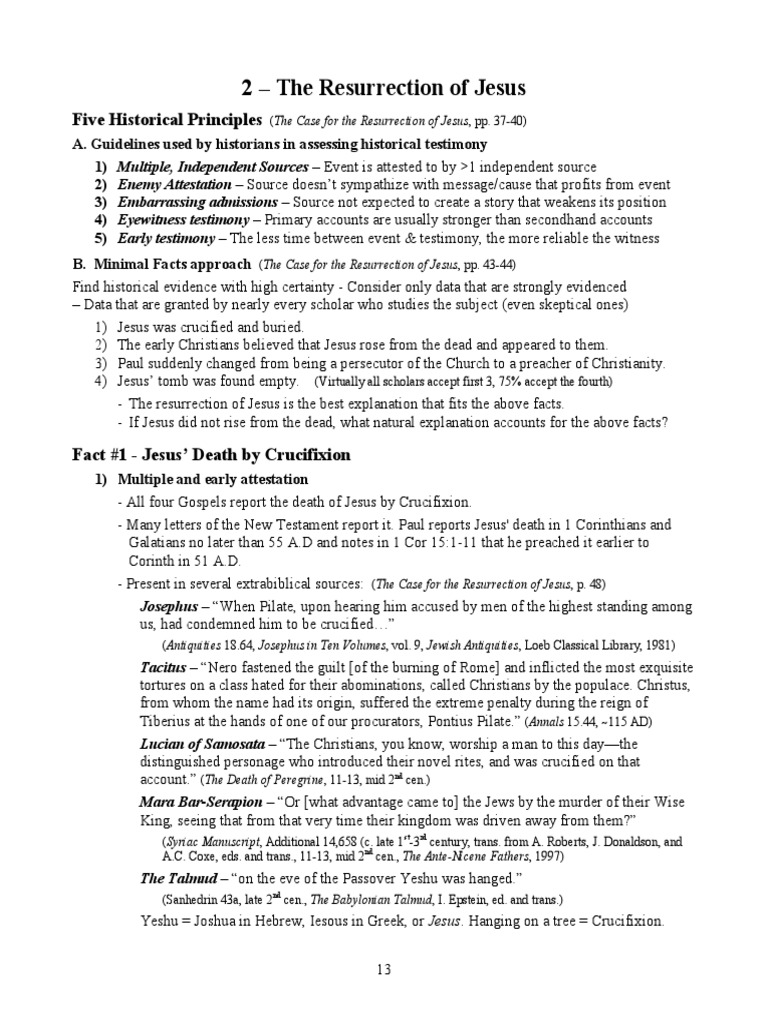 The Resurrection of Jesus | PDF | Resurrection Of Jesus | Paul The Apostle