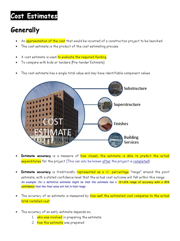 05 Cost Planning | PDF | Business Economics | Applied Mathematics