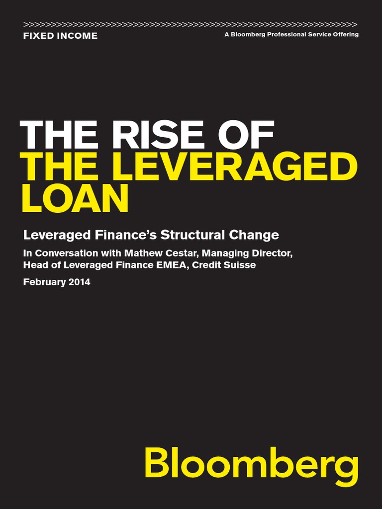 The Rise of The Leveraged Loan | PDF | Securitization | Bonds (Finance)