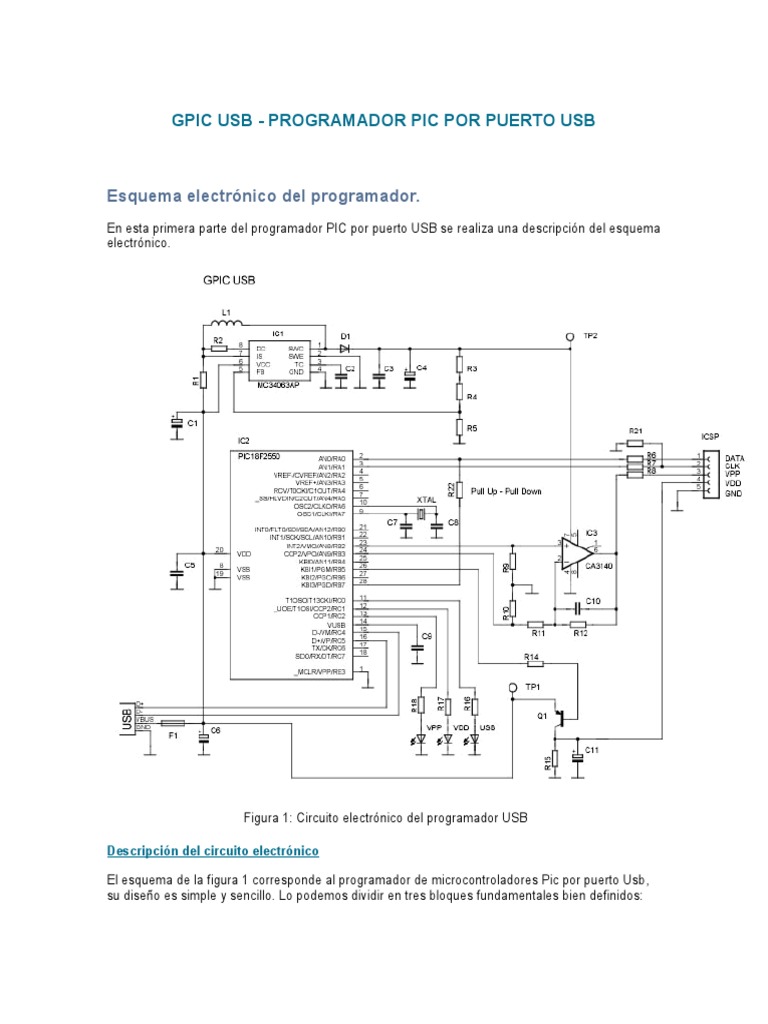 Gpic Usb | PDF | Microcontrolador Pic | Microcontrolador
