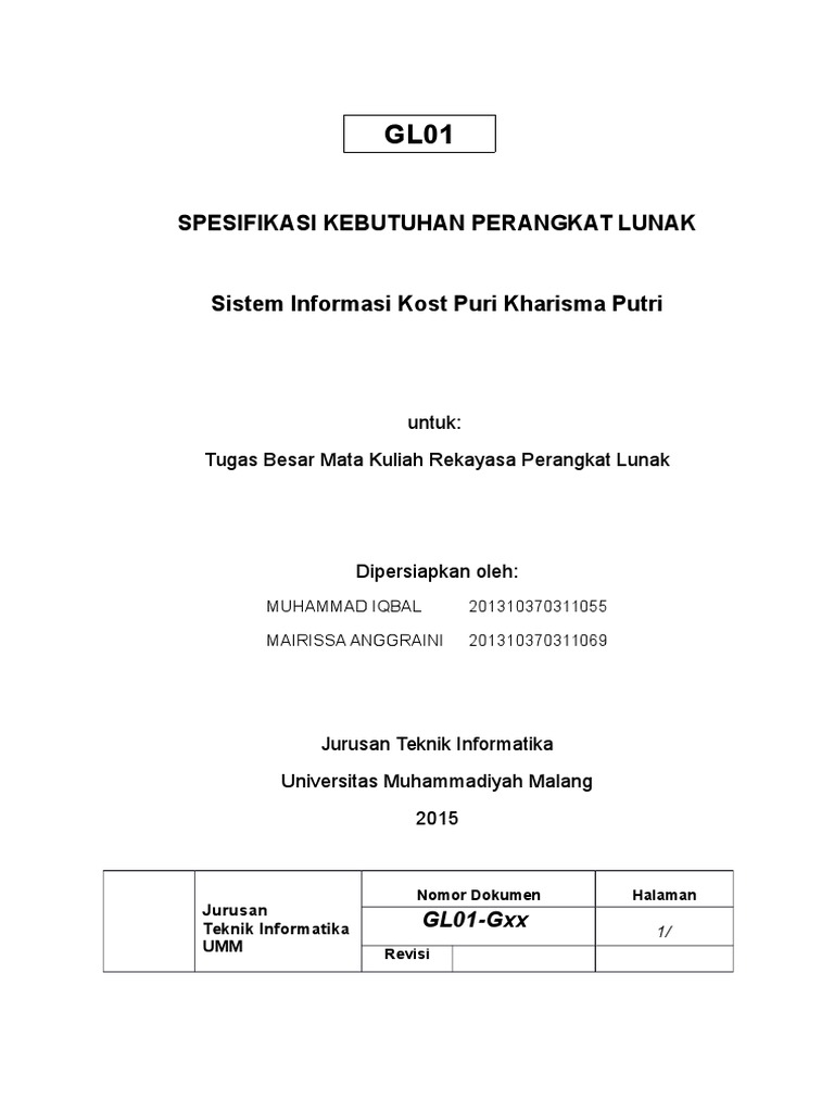 Contoh SKPL | PDF