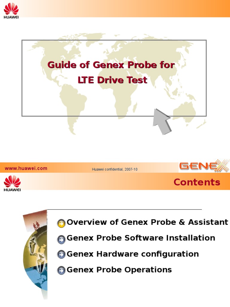 Guide To GENEX Probe For LTE Drive Test | PDF | Lte (Telecommunication ...