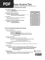Boolean Operators Cheat Sheet | PDF | Wellness