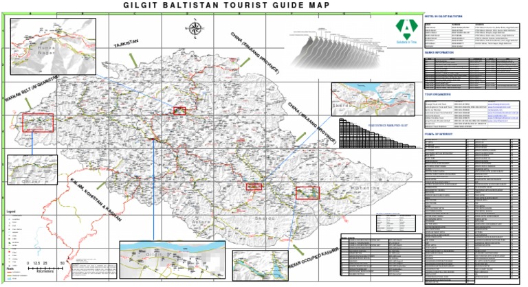 Hunza Gilgit Skardu Tour Map | PDF