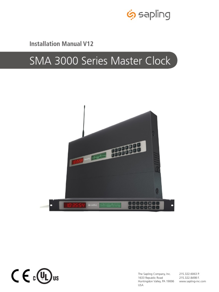 SMA 3000 Manual | PDF | Ip Address | Internet Protocol Suite