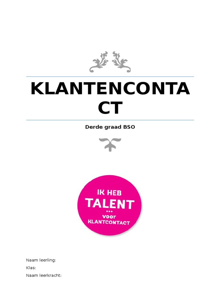 Cursus Verkoop | PDF