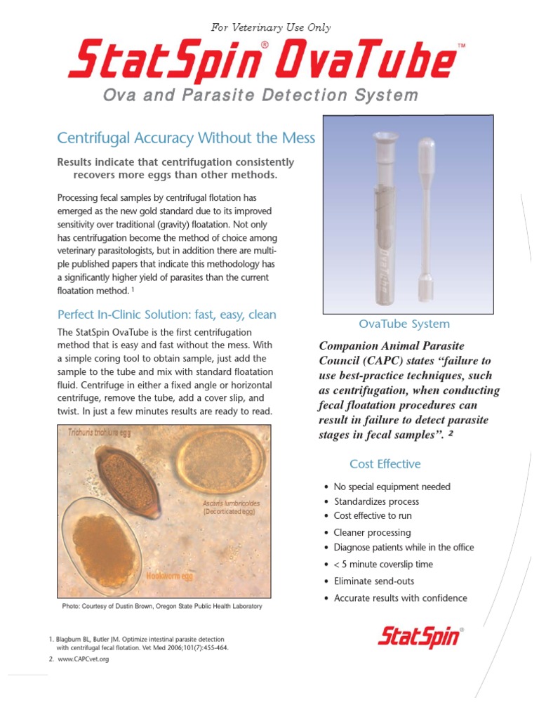 StatSpin Ova Tube | PDF | Wellness | Medical