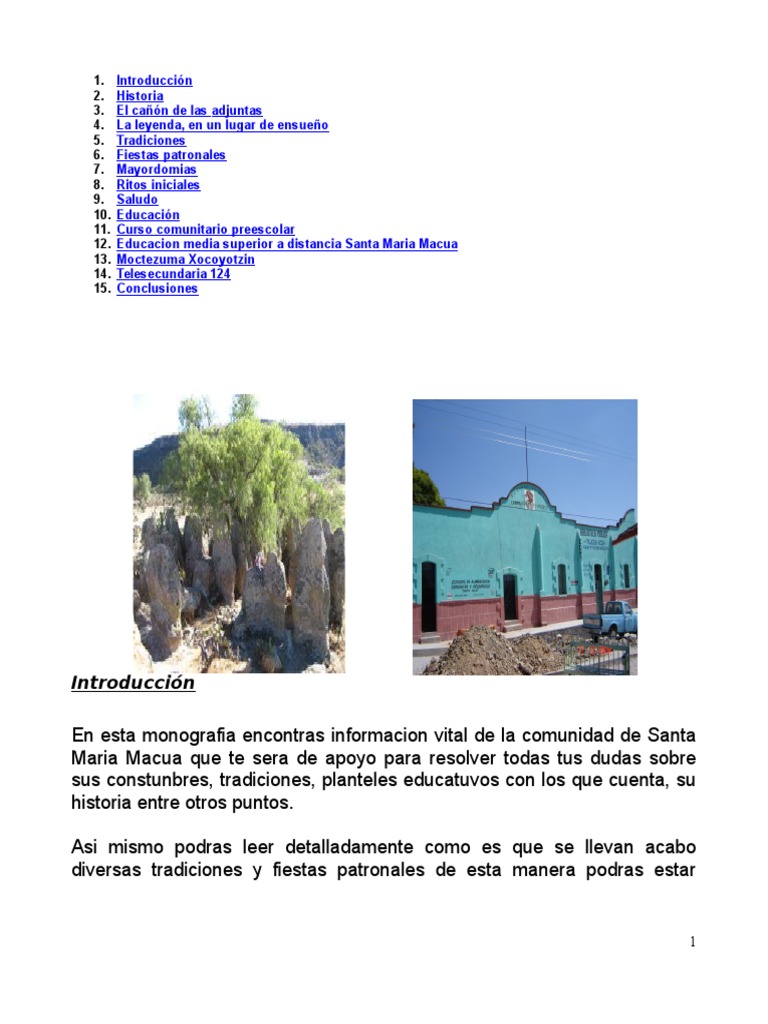 Información sobre Santa María Macua | PDF | Penitencia | Misa (liturgia)