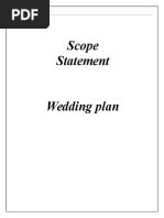 WBS For Wedding Project | PDF | Computing | Systems Engineering