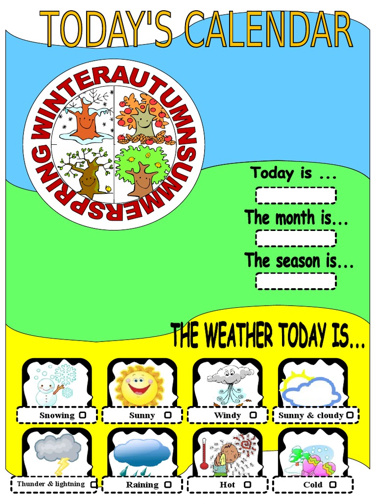 Sunny Snowing Windy Sunny & Cloudy: Thunder & Lightning | PDF