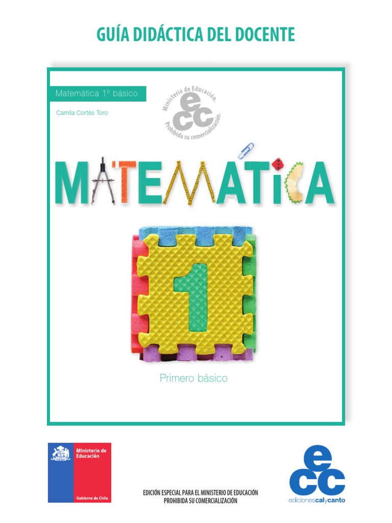 Matemática 1° Basico, Libro Del Docente | PDF | Evaluación | Aprendizaje