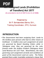 G.O.ms - No.227 Land Conversion Go98 Ammendment | PDF | Common Law | Legal Documents