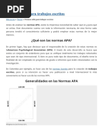 Normas APA 7: Notas y Tablas | PDF