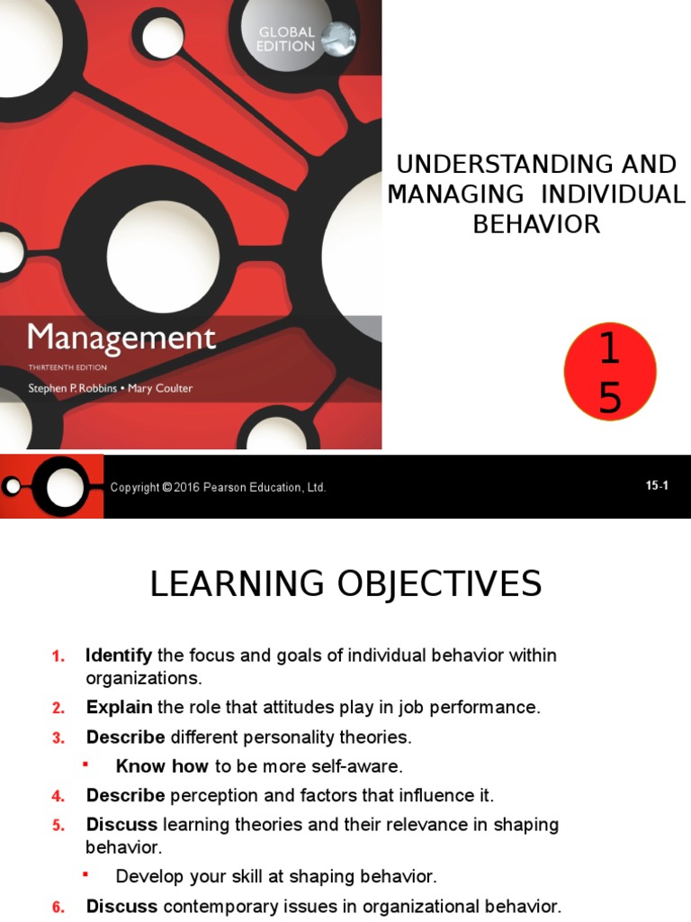Understanding and Managing Individual Behavior | PDF | Attitude ...