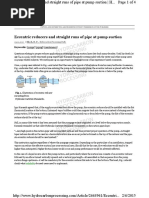 Eccentric Reducer Installation Guidelines | PDF | Pump | Liquids