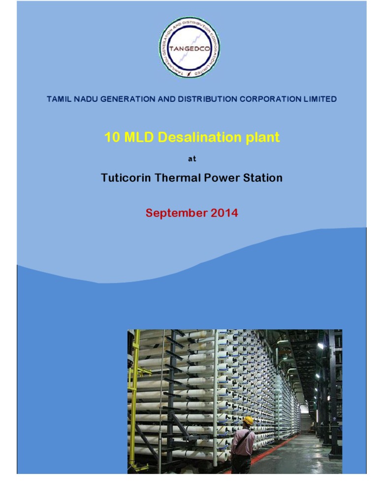 10 MLD Desalination Plant at Ttps Prefeasibility Report | PDF ...