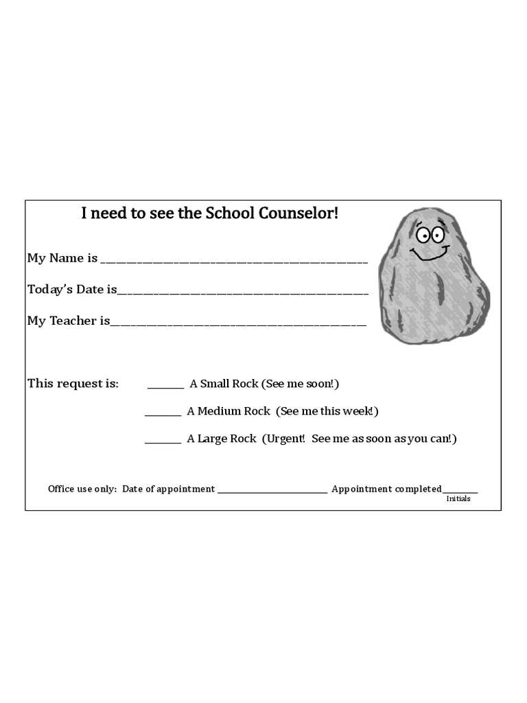 School Counselor Appointment Request | PDF
