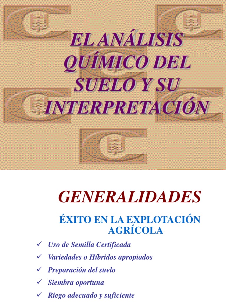 Interpretacion Analisis de Suelos | PDF | Fertilizante | Suelo