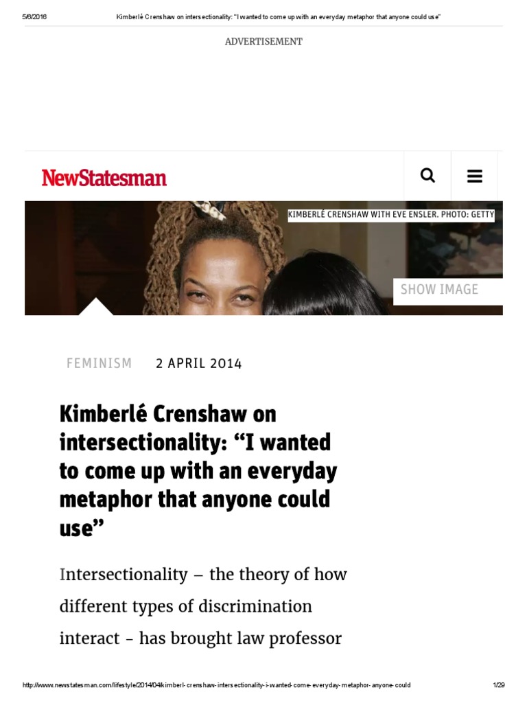 Intersectionality Crenshaw