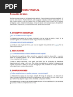 Colpoperineoplastia: Técnica y Procedimiento | PDF