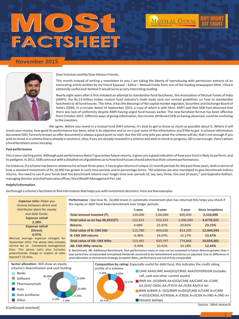 2048065828final MF FACT SHEET November 2015 | PDF | Mutual Funds ...