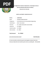 IGNOU Payment Receipt | PDF