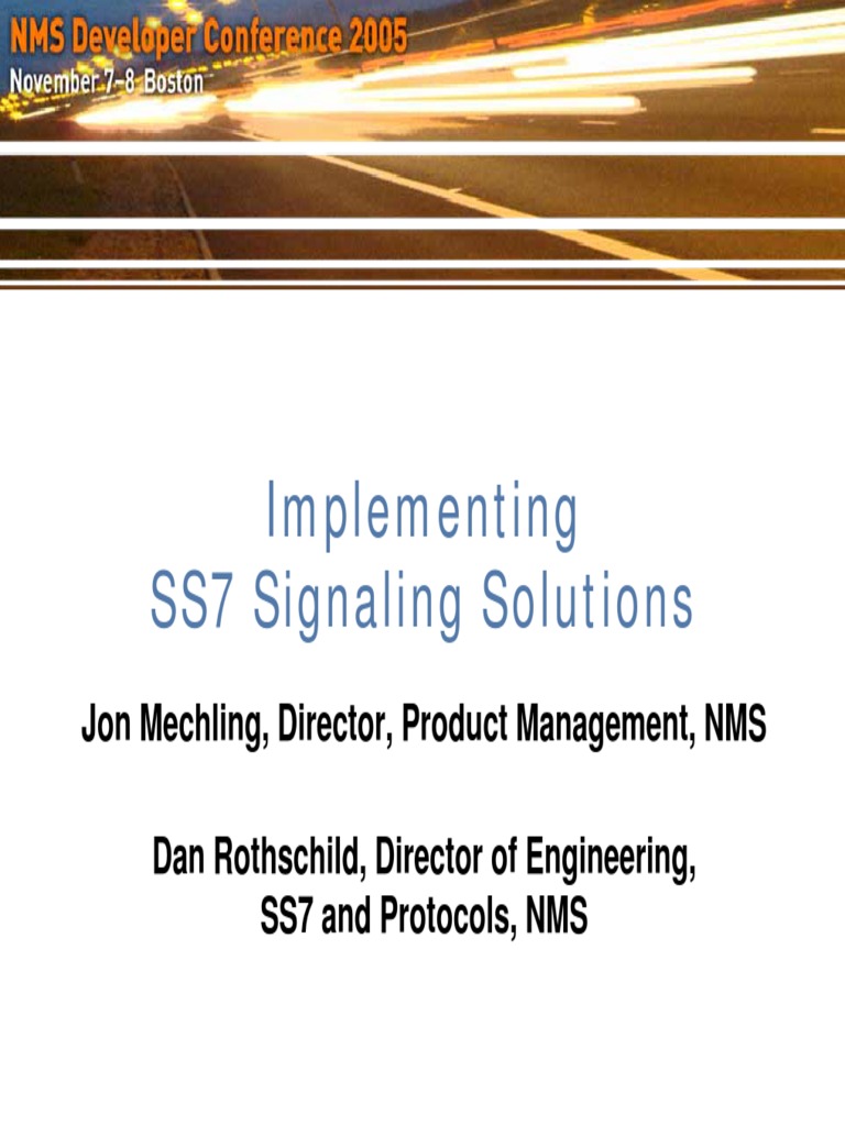 Implementing SS7 Signaling | PDF | Gateway (Telecommunications ...