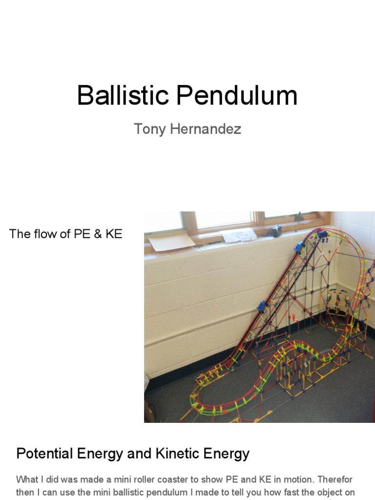 Energy Transformation in a Pendulum | PDF