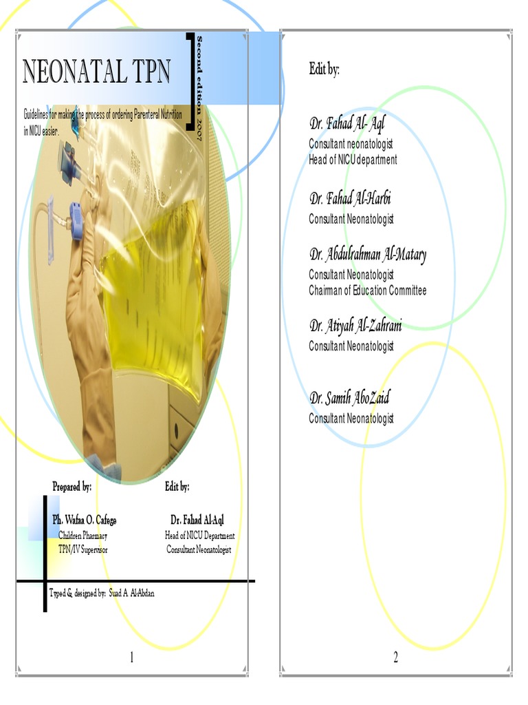 Neonatal TPN | Potassium | Chemical Substances