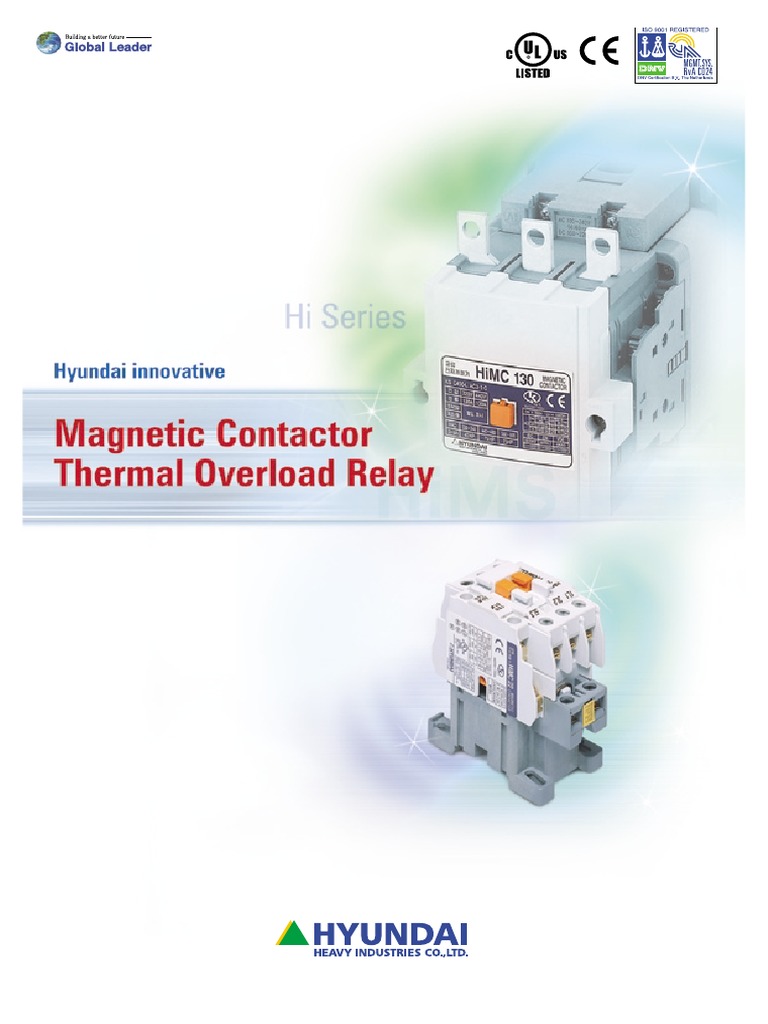 Magnetic Contactor & OCR (HiMC, HiTH) | PDF | Relay | Alternating Current