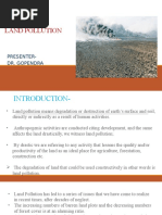 Land Pollution: Causes and Solutions | PDF