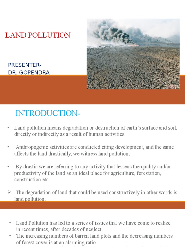Land Pollution | PDF | Pollution | Waste