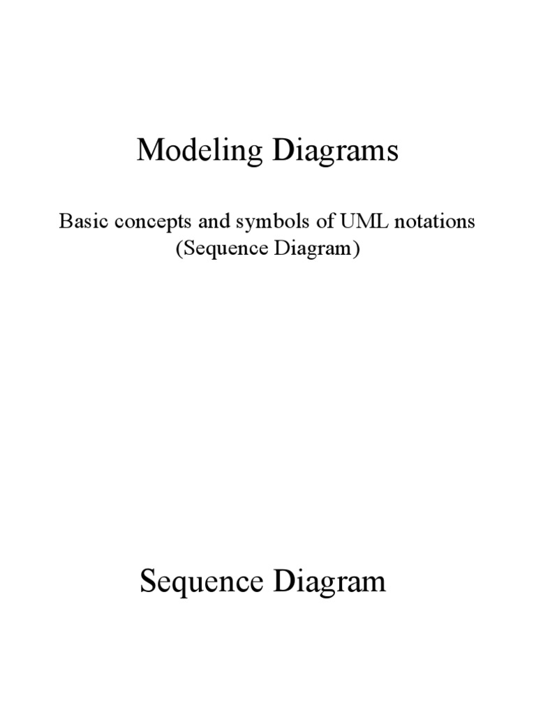 OOSE Week 07-UML Sequence Diagram | PDF | Unified Modeling Language | Conceptual Model